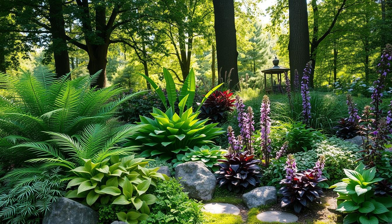 Pflanzen für den Halbschatten - Die besten Schattenpflanzen