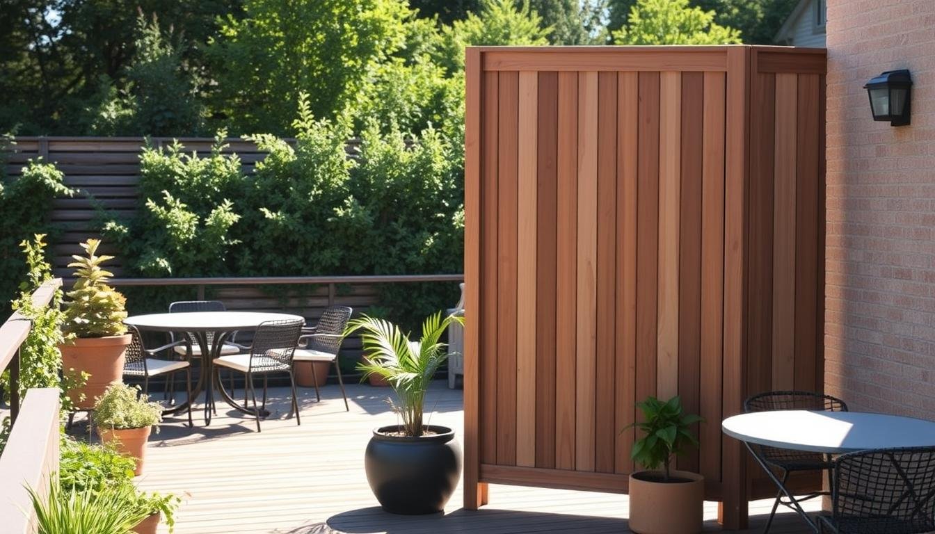 Spannende Naturlicher Sichtschutz Terrasse Bild